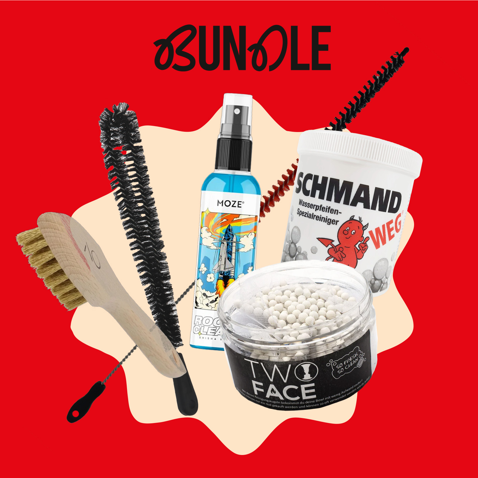 Bundle Deep Clean Hookah Cleaning Set – Complete Care Set
