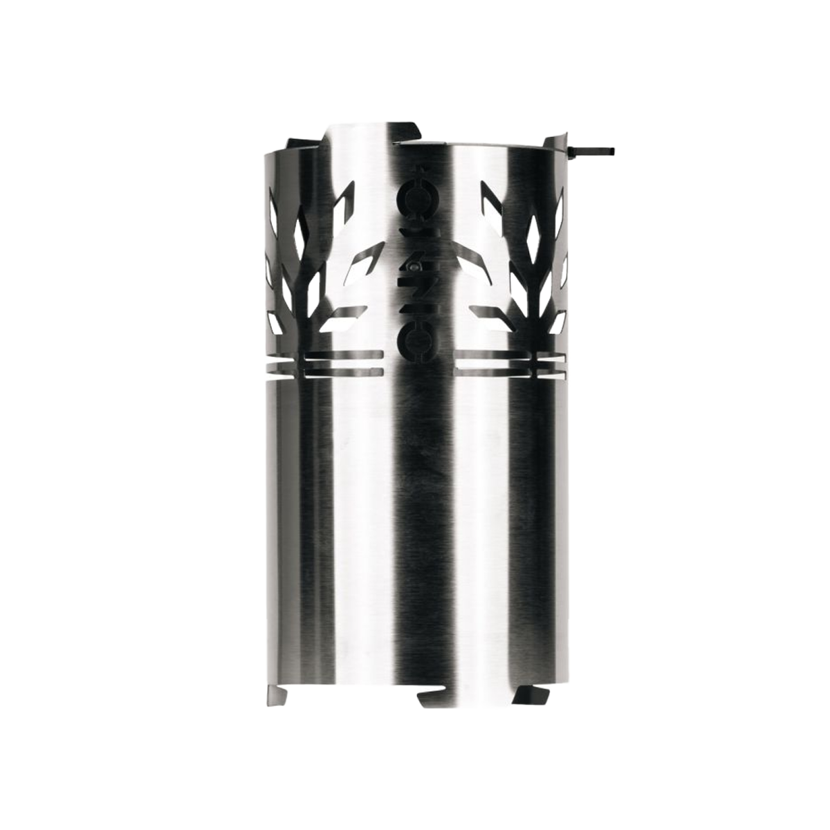 ONMO Wind Cover Silber Edelstahl – Windschutz & Hitzemanagement