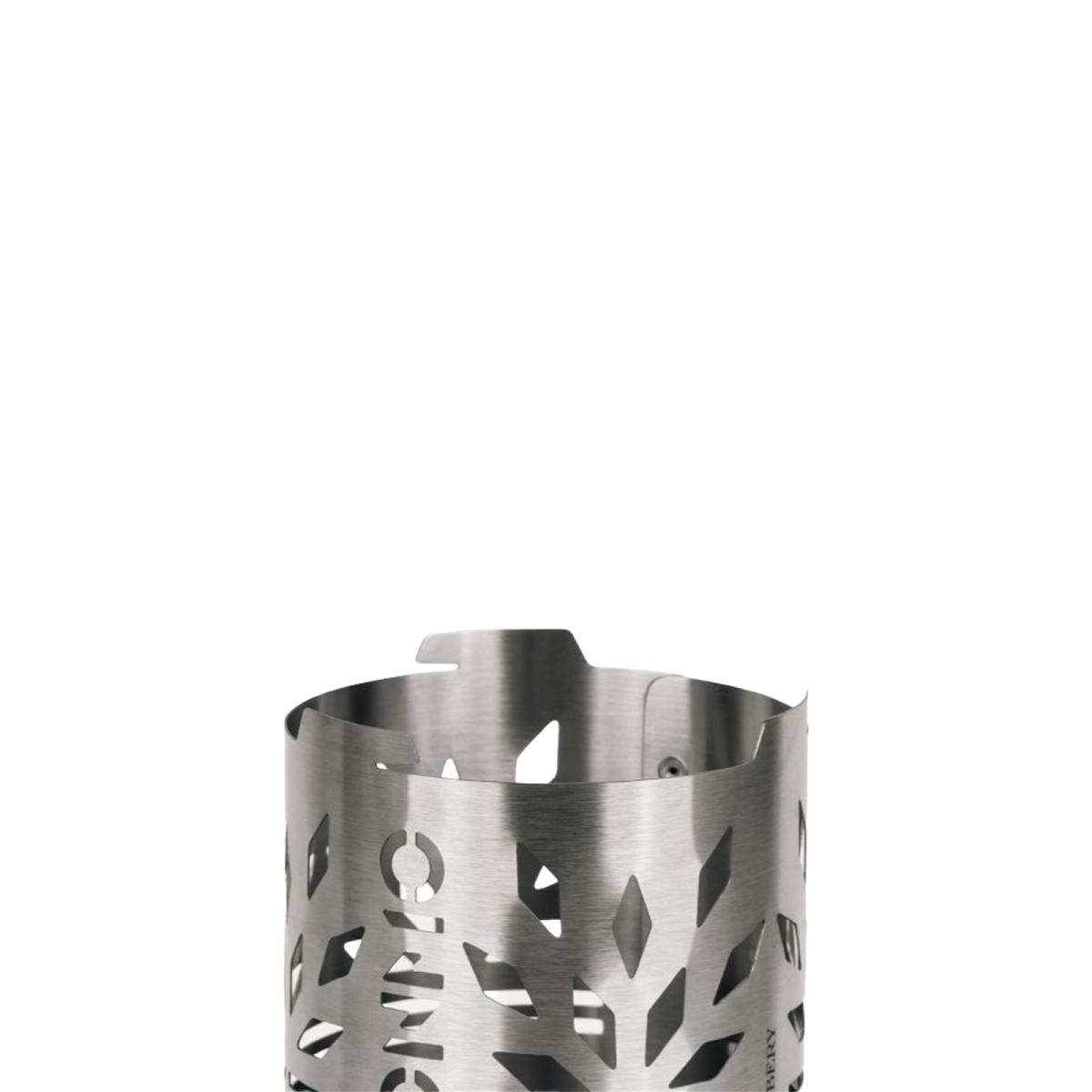 ONMO Wind Cover Silber Edelstahl – Windschutz & Hitzemanagement